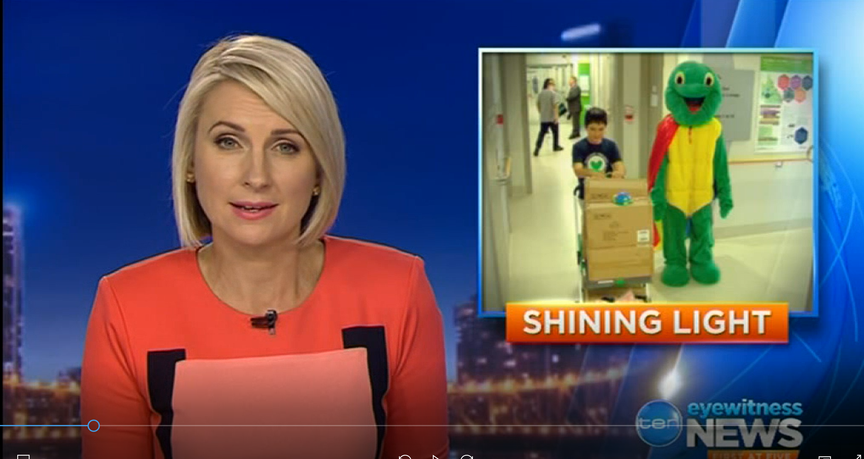 Channel TEN Eyewitness News Story about Bryce and his project - Super ...